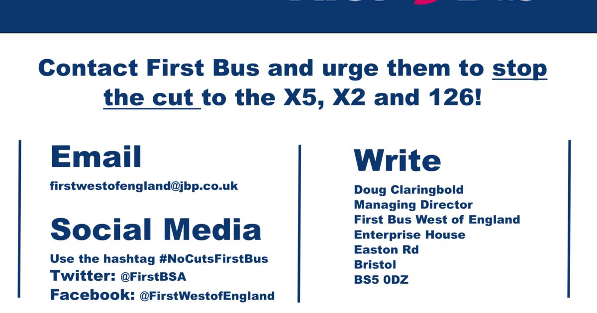 Help stop the First Bus cuts - North Somerset Labour Party - North ...